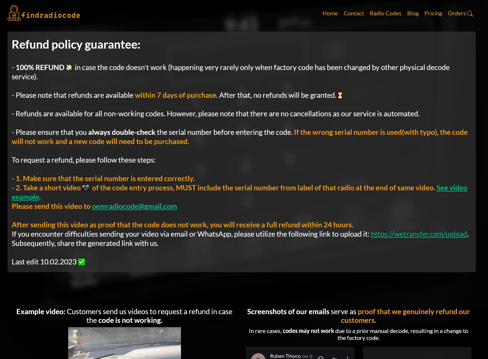 12 Steps to Identify Legit Radio Code Service