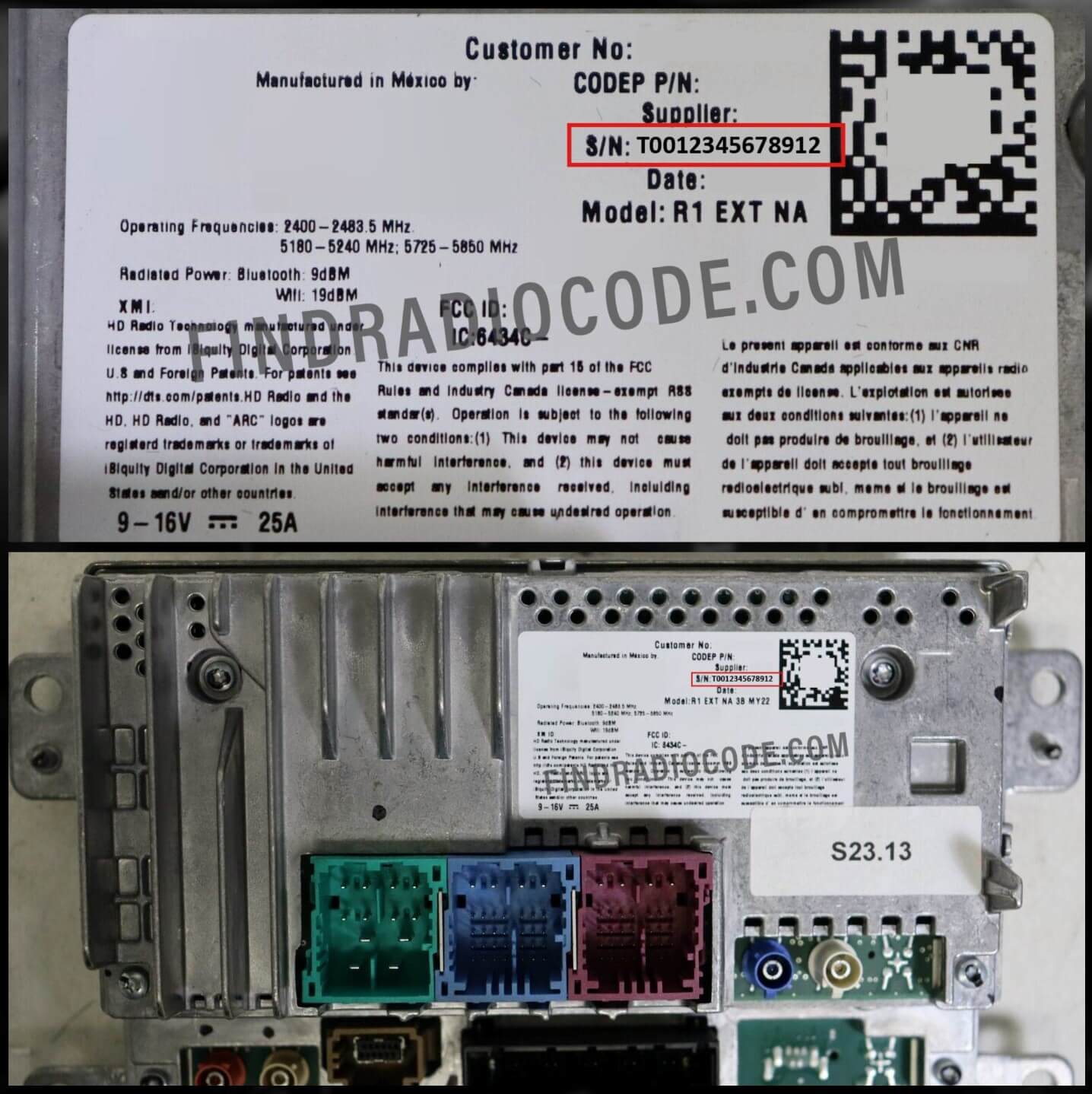 Find radio code: Instant Automated online service!