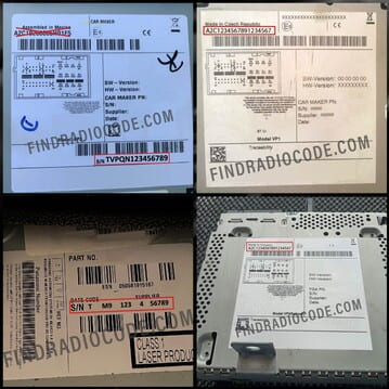 Find radio code: Instant Automated online service!