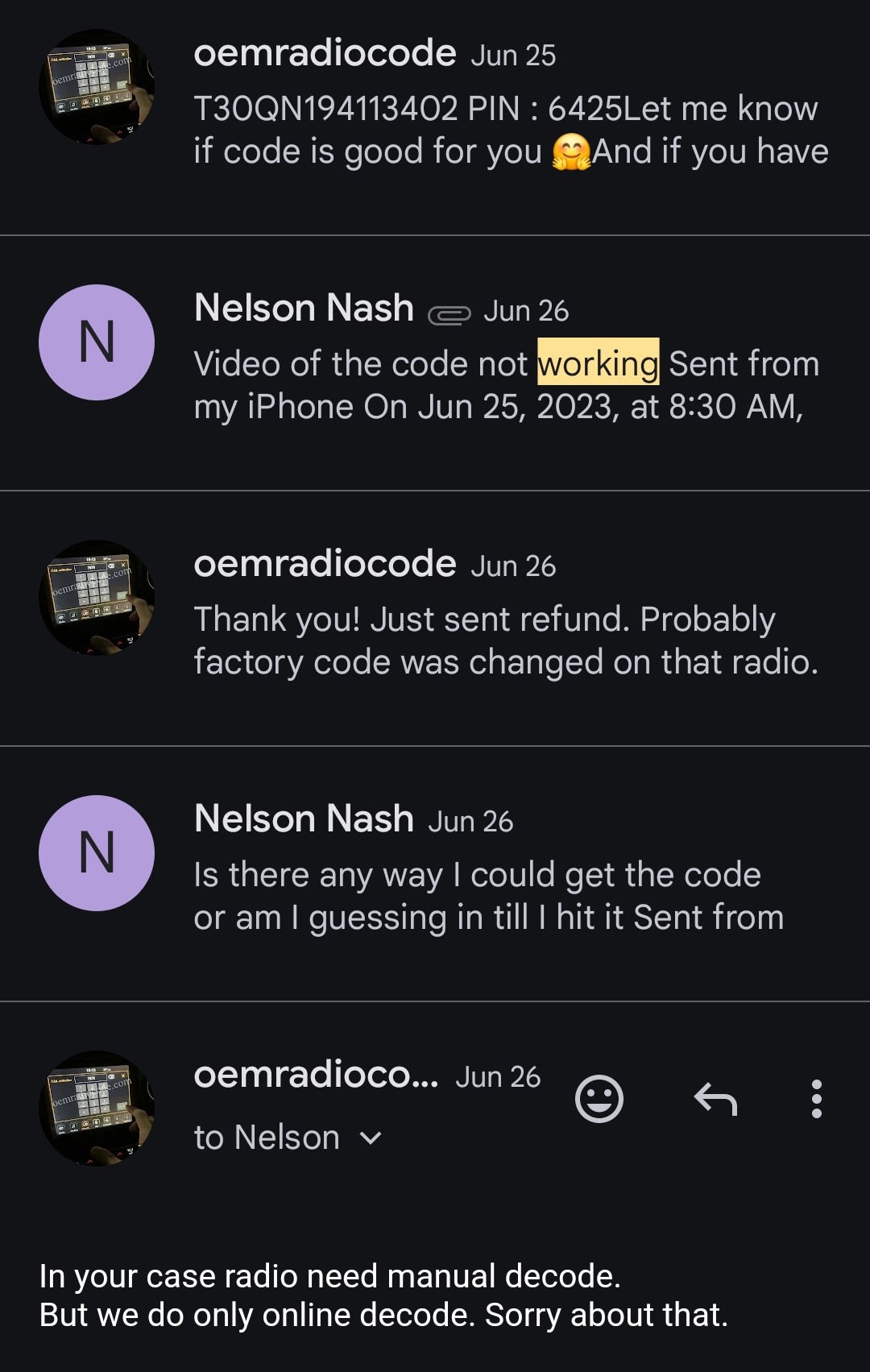 Refund policy - findradiocode.com