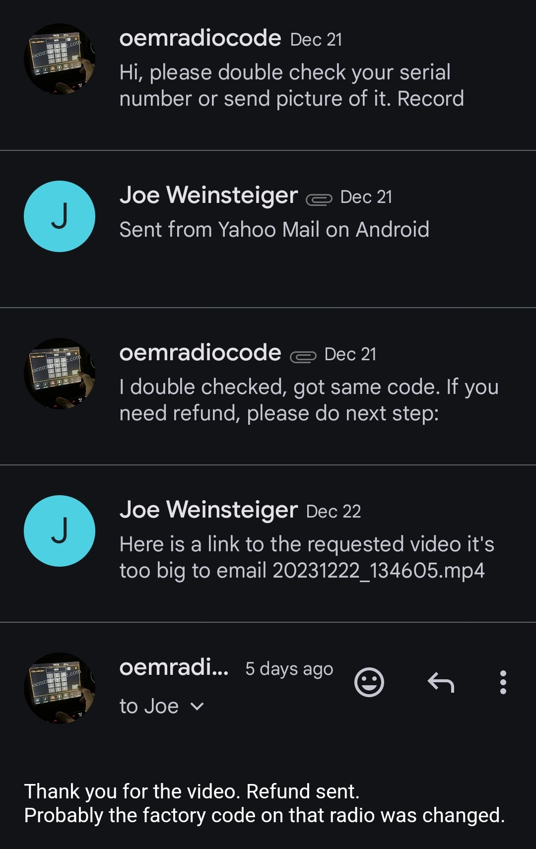 Refund policy - findradiocode.com